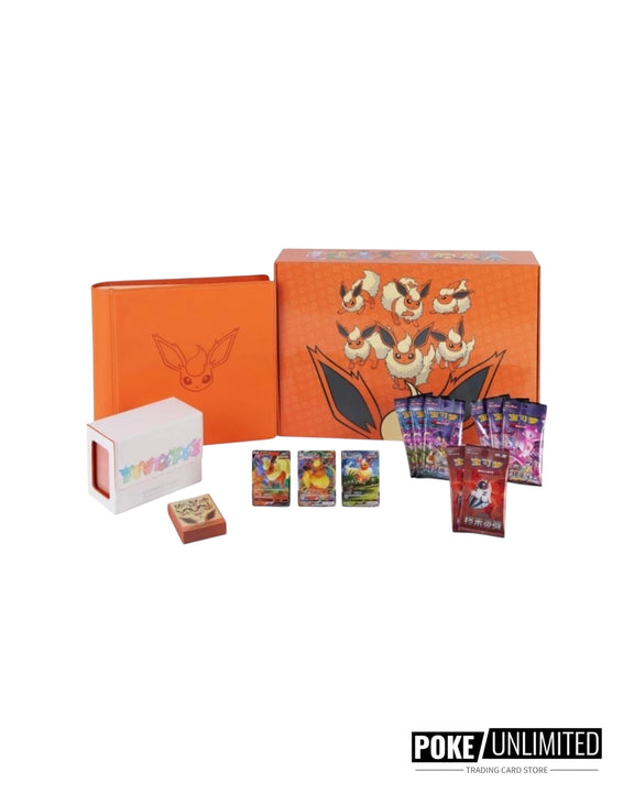 Pokémon TCG: Eevee GX "Flareon" Premium Gift Box (S-Chinese ...